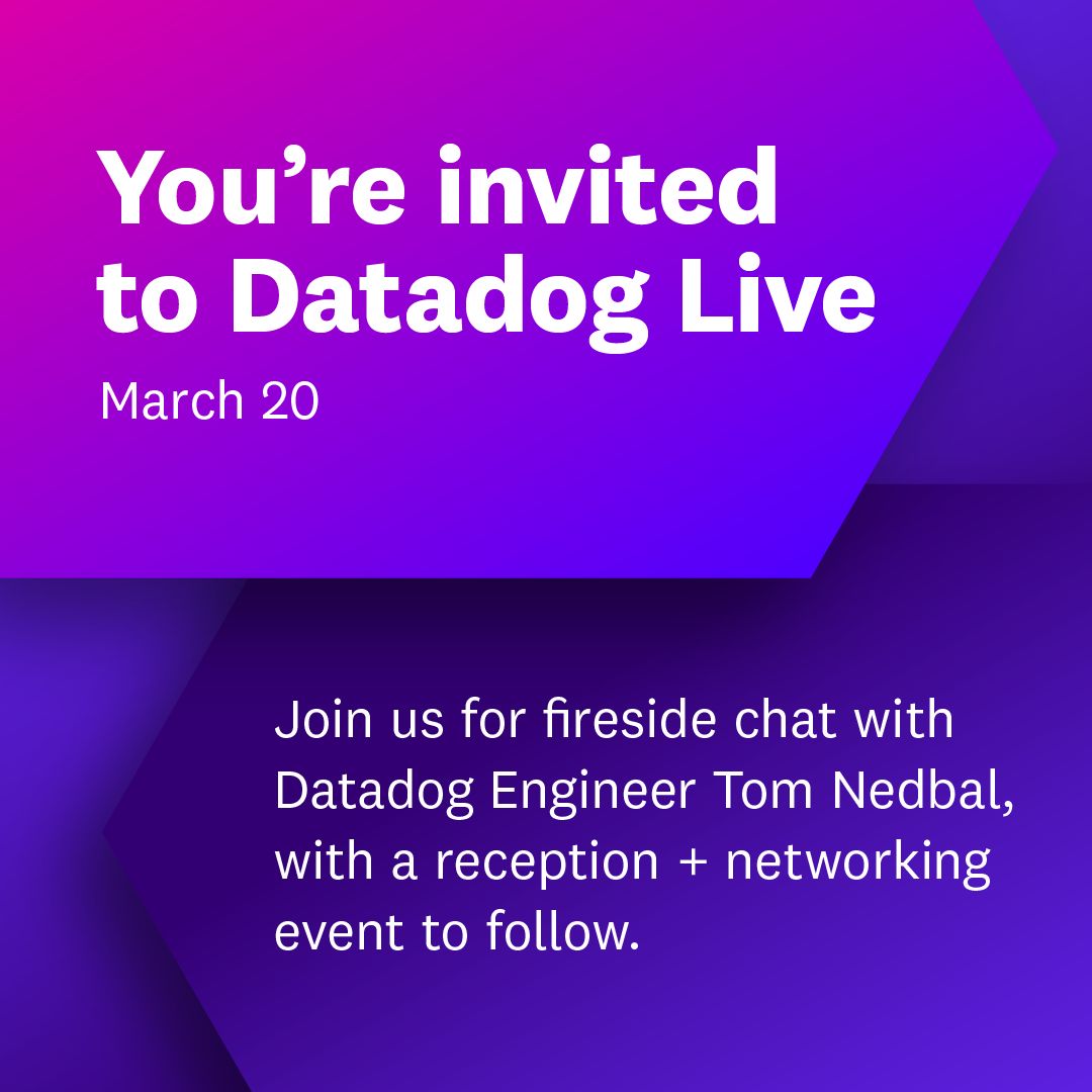 Datadog on LinkedIn: Datadog Live Atlanta | Datadog Datadog on LinkedIn: Datadog Live Atlanta | Datadog