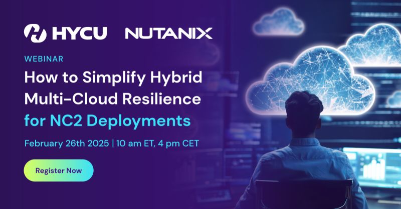 Webinar: Simplify Hybrid Multi-Cloud Resilience for NC2 Deployments ... Webinar: Simplify Hybrid Multi-Cloud Resilience for NC2 Deployments ...