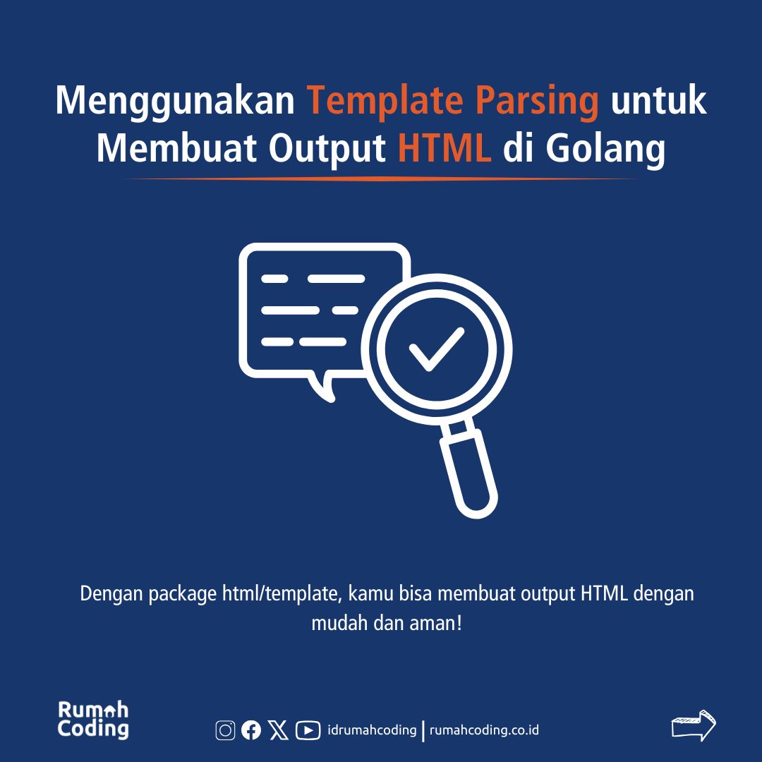 #golang #webdevelopment #templateparsing #html | Rumah Coding #golang #webdevelopment #templateparsing #html | Rumah Coding