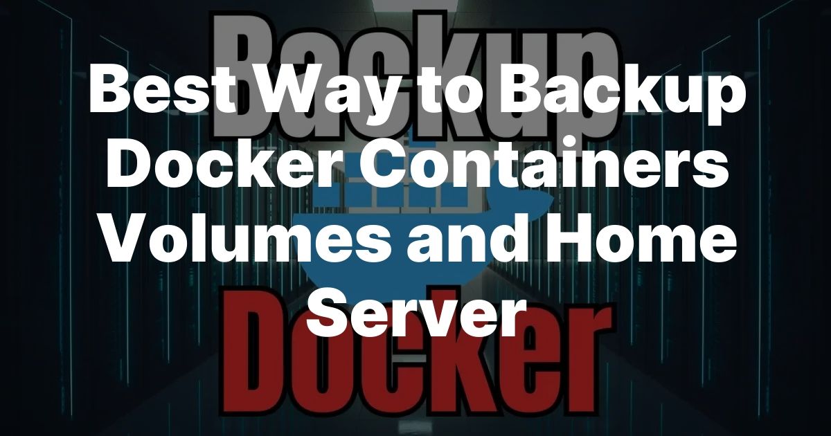Brandon Lee on LinkedIn: Best Way to Backup Docker Containers Volumes ... Brandon Lee on LinkedIn: Best Way to Backup Docker Containers Volumes ...