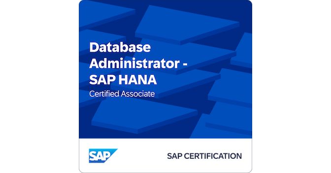 SAP Certified Associate - Database Administrator - SAP HANA was issued ... SAP Certified Associate - Database Administrator - SAP HANA was issued ...
