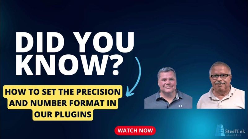 SteelTek on LinkedIn: Distance Control Precision & Number Format SteelTek on LinkedIn: Distance Control Precision & Number Format