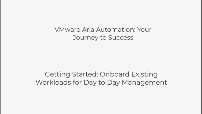 TJ March on LinkedIn: Getting Started - Onboard Existing Workloads for ... TJ March on LinkedIn: Getting Started - Onboard Existing Workloads for ...
