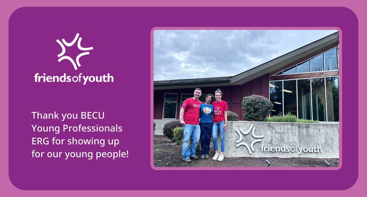 Friends of Youth on LinkedIn: The BECU Young Professionals ERG came out ... Friends of Youth on LinkedIn: The BECU Young Professionals ERG came out ...