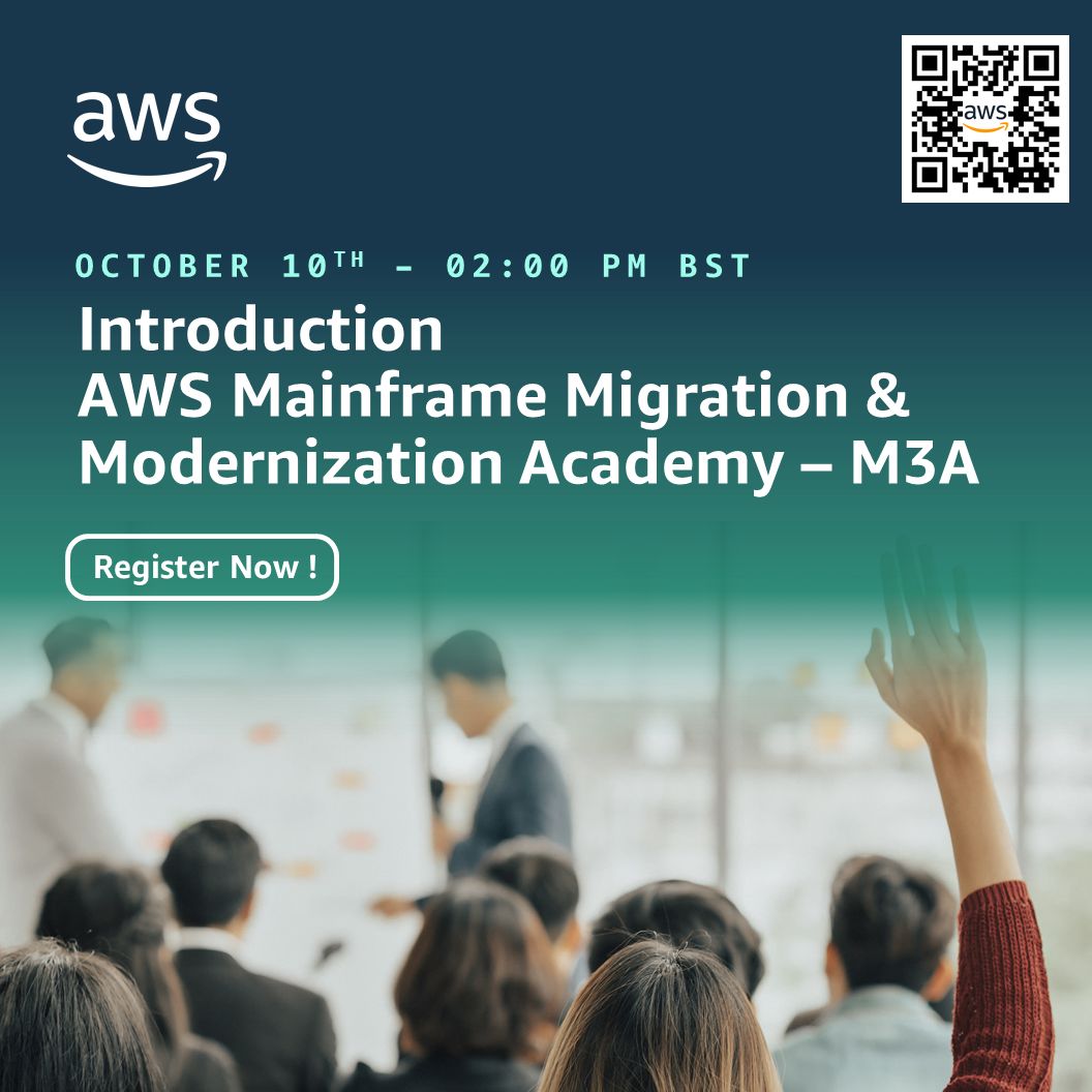 Brenesh S.F on LinkedIn: AWS Mainframe Migration and Modernization (M3A ... Brenesh S.F on LinkedIn: AWS Mainframe Migration and Modernization (M3A ...