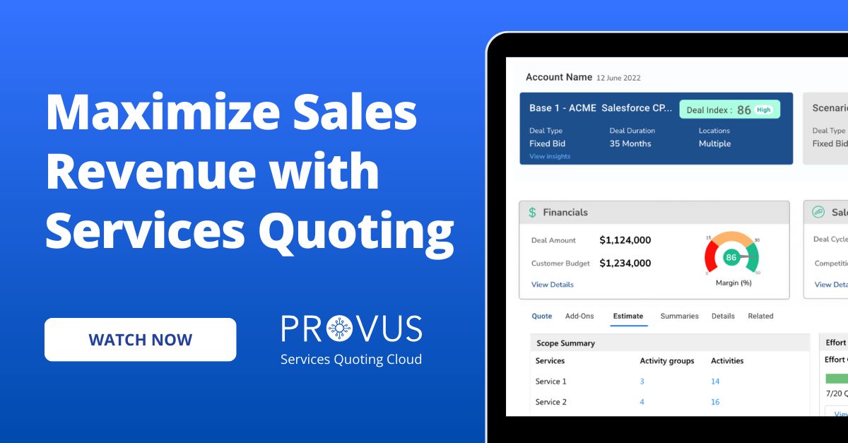 Provus Inc on LinkedIn: Provus' AI-powered CPQ platform is transforming ... Provus Inc on LinkedIn: Provus' AI-powered CPQ platform is transforming ...