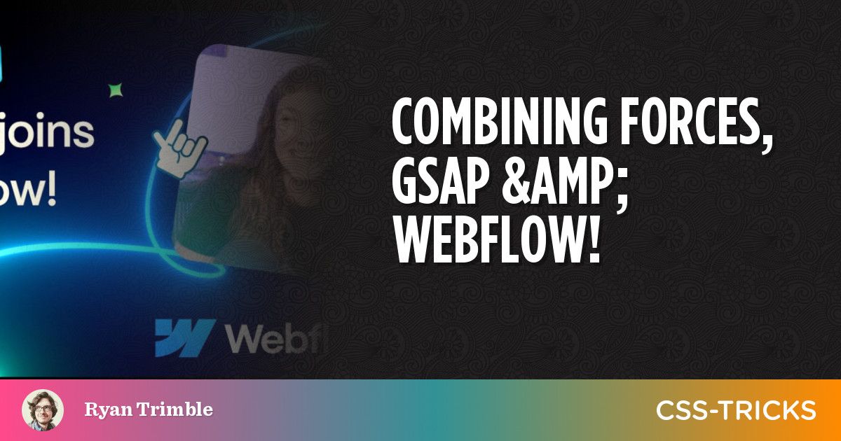 VisionSnap, Inc. on LinkedIn: Combining forces, GSAP & Webflow! VisionSnap, Inc. on LinkedIn: Combining forces, GSAP & Webflow!