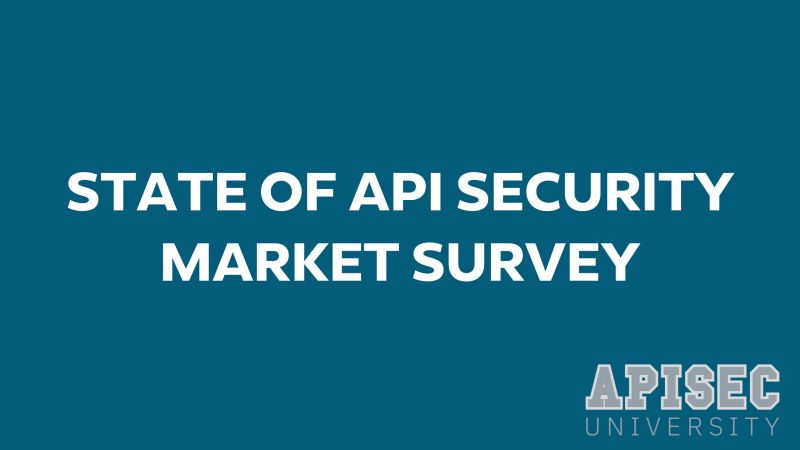 APIsec University on LinkedIn: API market survey 03 APIsec University on LinkedIn: API market survey 03
