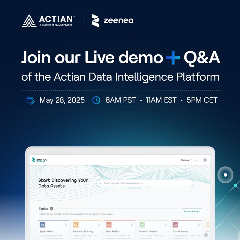 #cdo #actian #zeenea #technology #innovation #datagovernance #ai… | Stan M #cdo #actian #zeenea #technology #innovation #datagovernance #ai… | Stan M