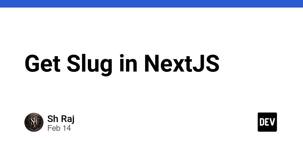 Get Slug in NextJS | Bilal Awan Get Slug in NextJS | Bilal Awan