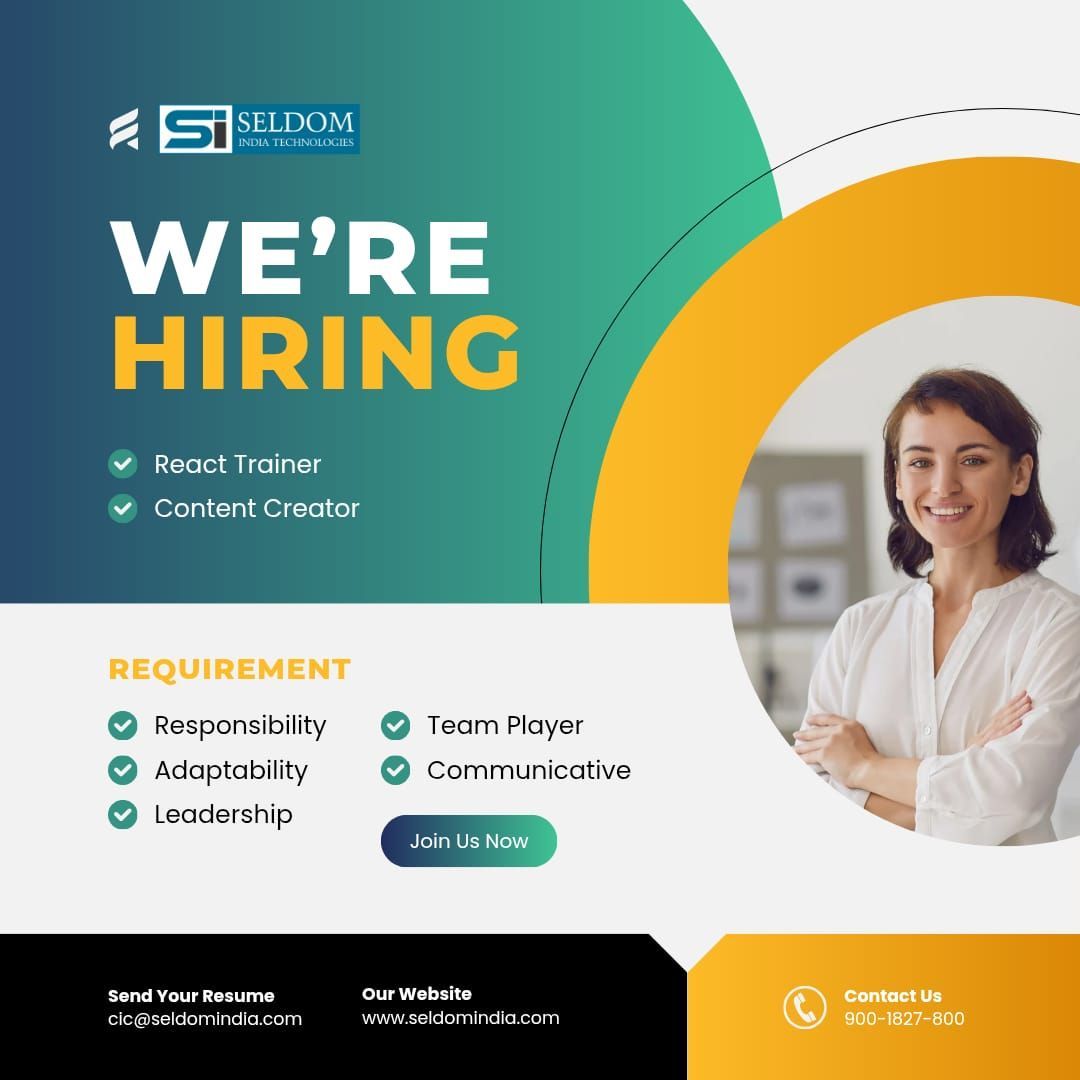 Job Hiring At Seldom Office jaipur | Seldom India Technologies Job Hiring At Seldom Office jaipur | Seldom India Technologies