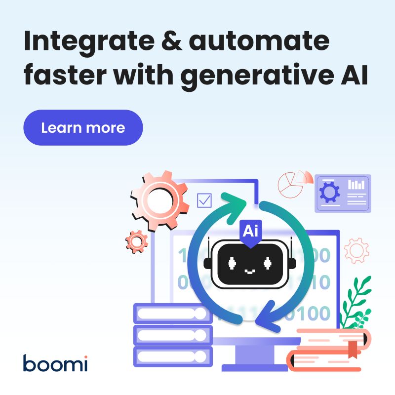 Boomi on LinkedIn: Generative AI for Integration & Automation | Boomi Boomi on LinkedIn: Generative AI for Integration & Automation | Boomi