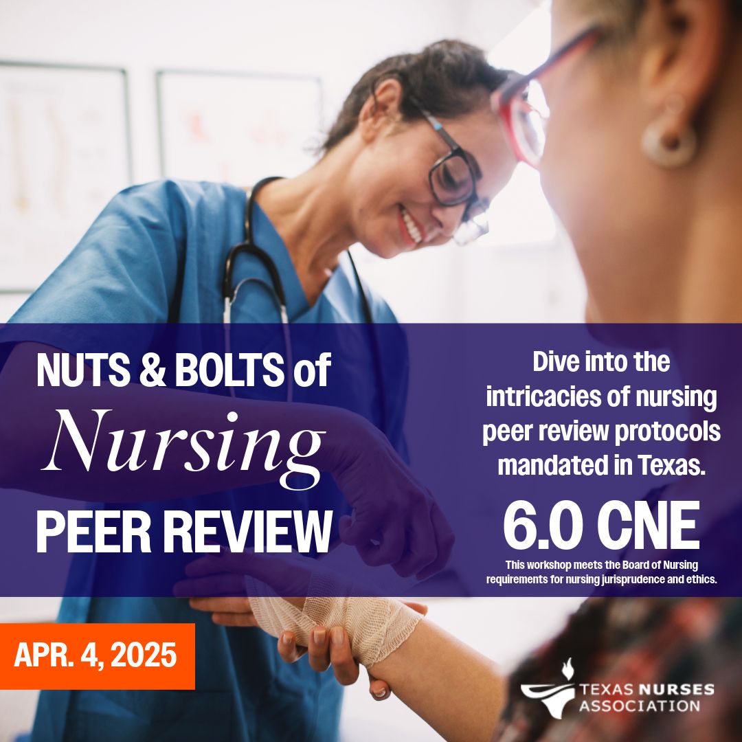 TNA's nursing peer review workshop aims to provide participants with ... TNA's nursing peer review workshop aims to provide participants with ...