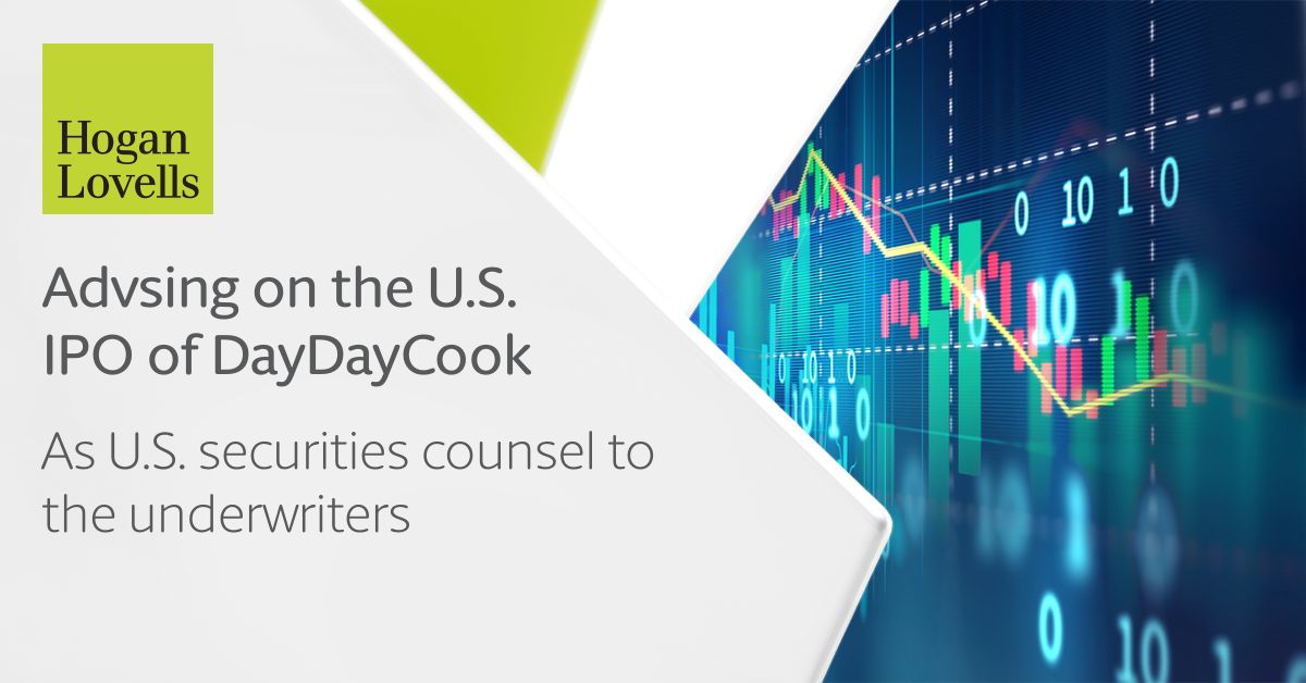 James Wood on LinkedIn: Hogan Lovells advises on the US IPO of DayDayCook James Wood on LinkedIn: Hogan Lovells advises on the US IPO of DayDayCook