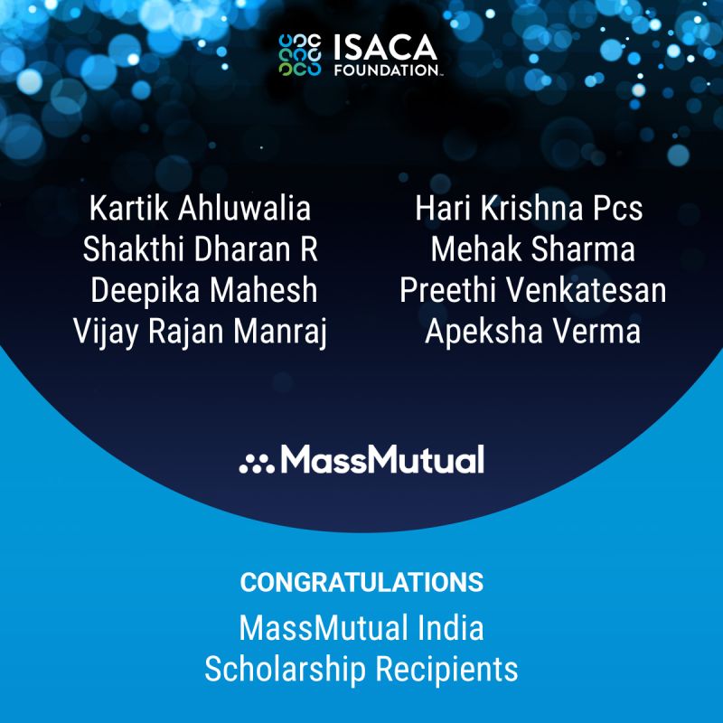 ISACA Foundation on LinkedIn: #isacascholarships ISACA Foundation on LinkedIn: #isacascholarships
