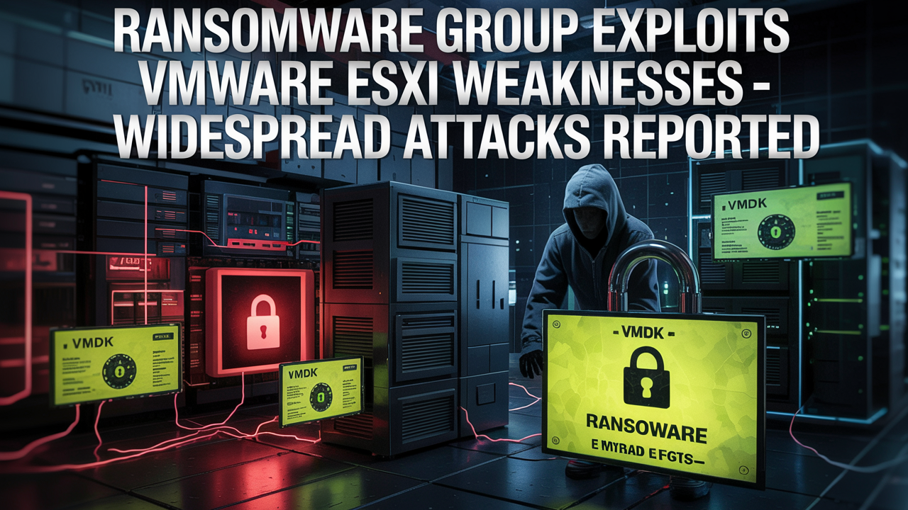 💣 Ransomware Group Exploits VMware ESXi Weaknesses – Widespread Attacks ... 💣 Ransomware Group Exploits VMware ESXi Weaknesses – Widespread Attacks ...