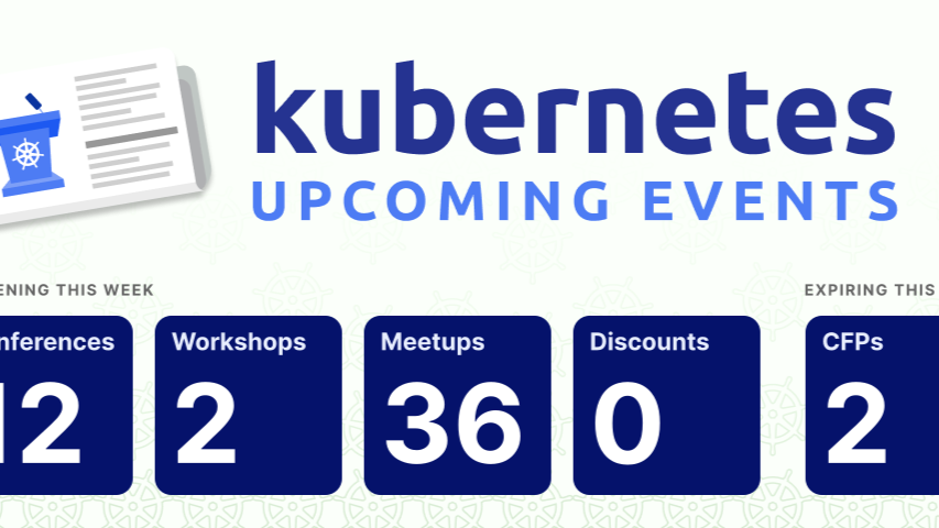 Upcoming Kubernetes events — issue #127 Upcoming Kubernetes events — issue #127