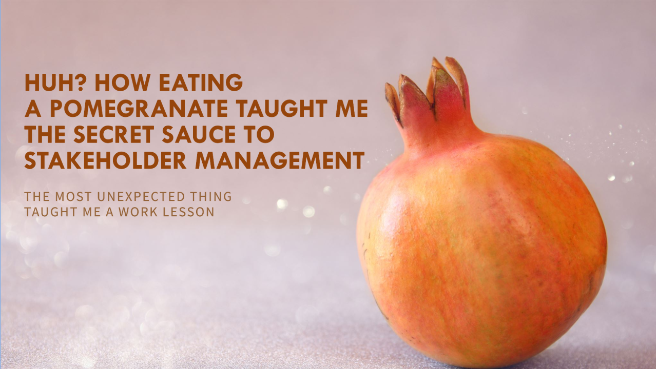 Huh? How Eating a Pomegranate Taught Me the Secret Sauce to Stakeholder ... Huh? How Eating a Pomegranate Taught Me the Secret Sauce to Stakeholder ...