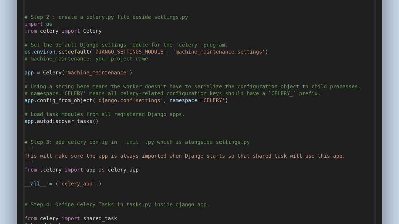 🚀 Implementing Celery in a Django Project🚀 🚀 Implementing Celery in a Django Project🚀