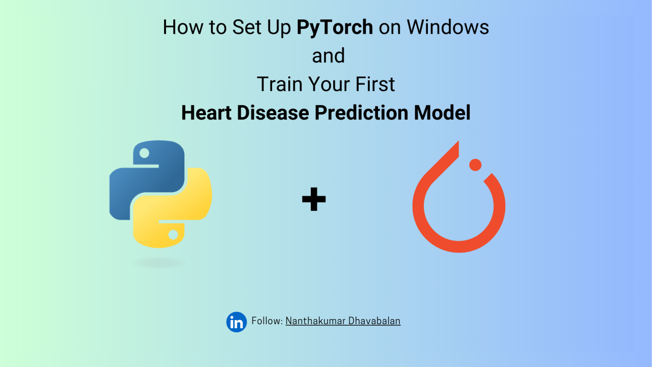 Setting Up PyTorch on Windows and Training Your First Model: A Complete ... Setting Up PyTorch on Windows and Training Your First Model: A Complete ...