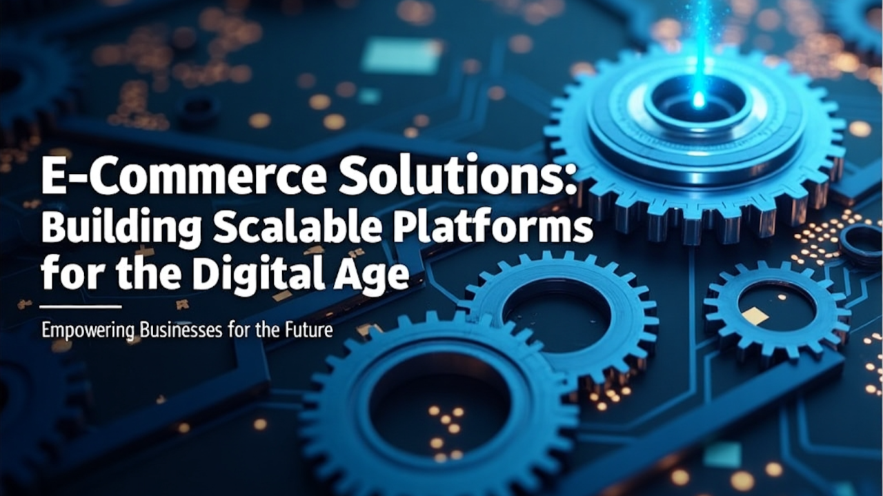 E-Commerce Solutions: Building Scalable Platforms for the Digital Age E-Commerce Solutions: Building Scalable Platforms for the Digital Age