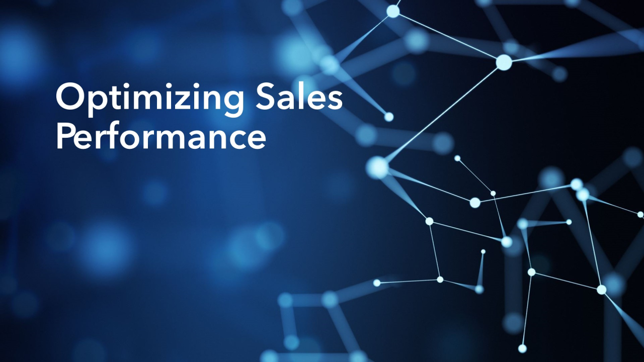 Optimizing Sales Performance Through Six Sigma Lean Methodologies Optimizing Sales Performance Through Six Sigma Lean Methodologies