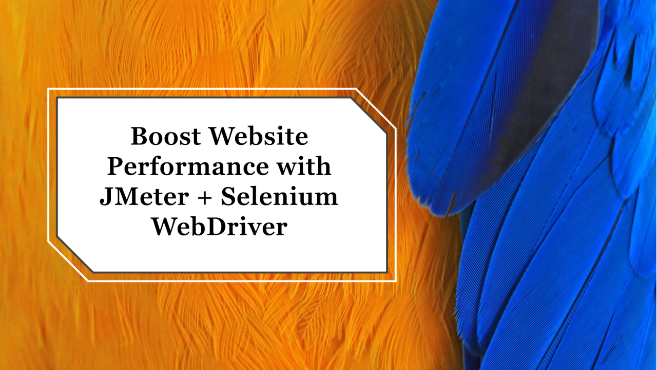 Client-side Performance using Jmeter + Selenium WebDriver Plugin Client-side Performance using Jmeter + Selenium WebDriver Plugin