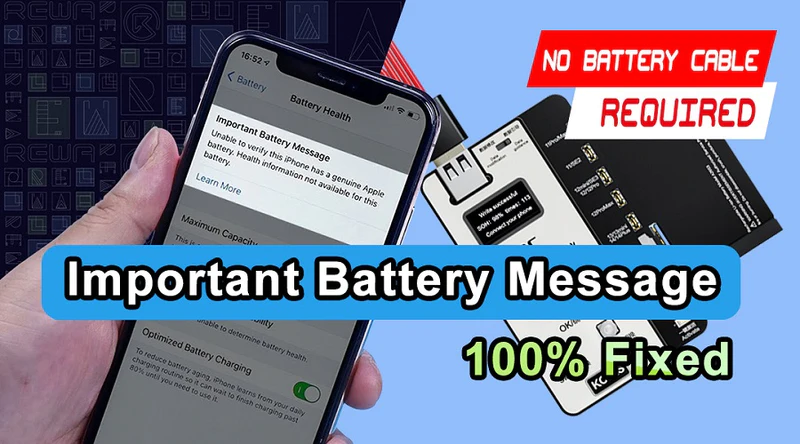 Fix iPhone 11-15 Pro Max Non-Genuine Battery Pop-up with i2C KC02S ... Fix iPhone 11-15 Pro Max Non-Genuine Battery Pop-up with i2C KC02S ...