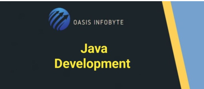 Oasis Infobyte java development internship experience Oasis Infobyte java development internship experience