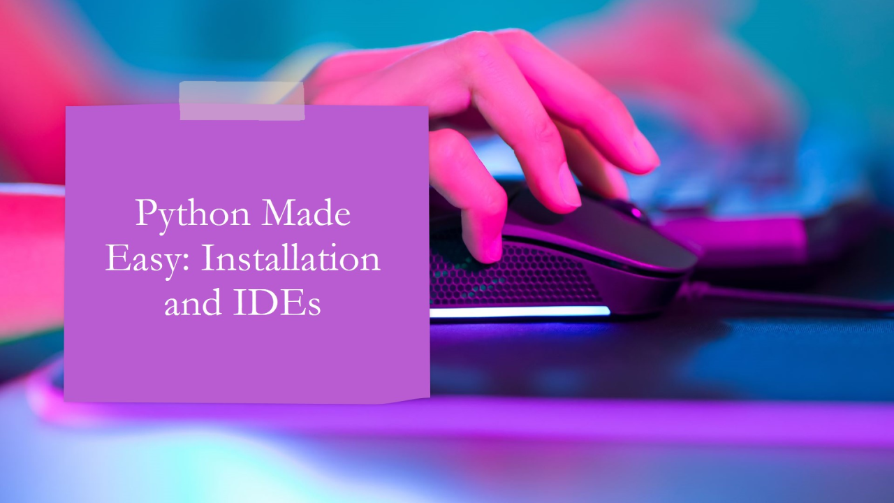 Setting Up Python: Installation and IDEs for Beginners 🔧 Setting Up Python: Installation and IDEs for Beginners 🔧