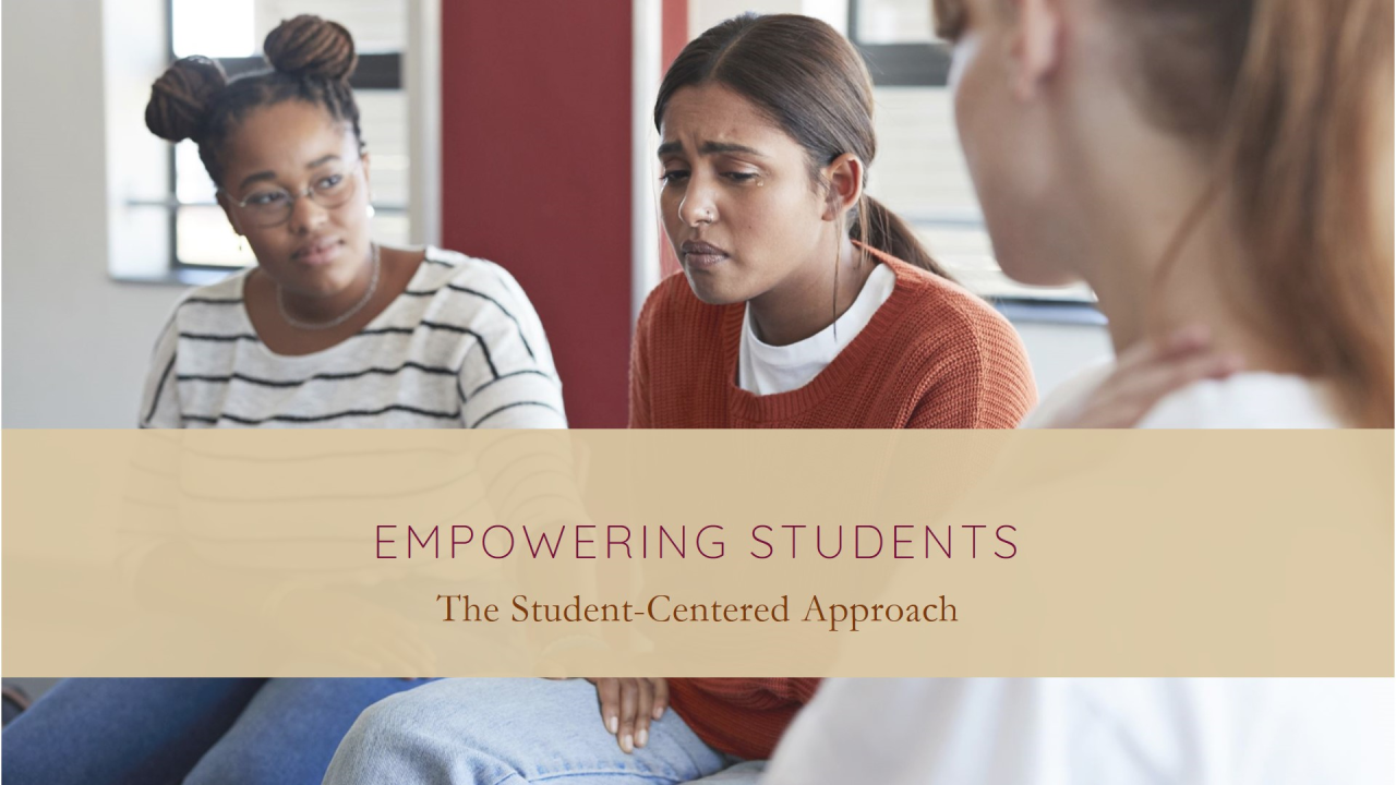 Empowering Students: The Student-Centered Approach at New to Education ... Empowering Students: The Student-Centered Approach at New to Education ...