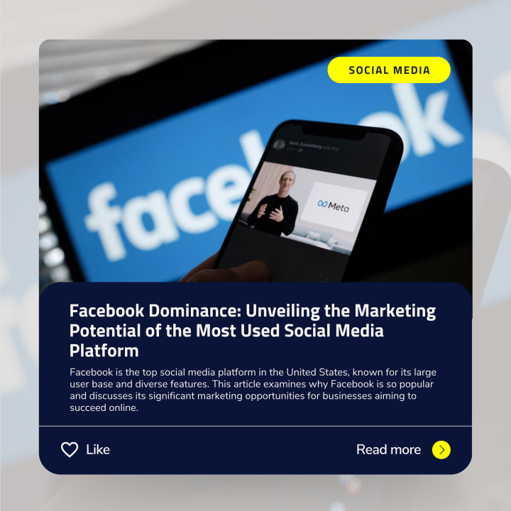 Facebook Dominance: Unveiling the Marketing Potential of the Most Used ... Facebook Dominance: Unveiling the Marketing Potential of the Most Used ...