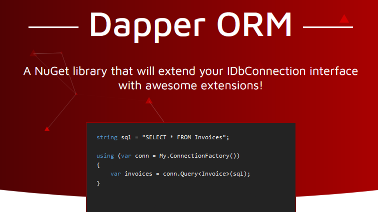 Dapper ORM: Efficient Data Access in .NET Applications | Karthik N Dapper ORM: Efficient Data Access in .NET Applications | Karthik N