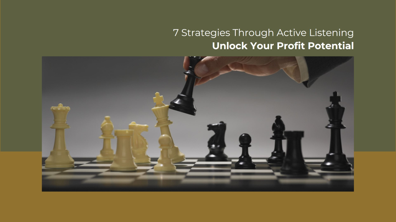 🔓 Unlocking Profit Potential Through Active Listening: My Top 7 ... 🔓 Unlocking Profit Potential Through Active Listening: My Top 7 ...