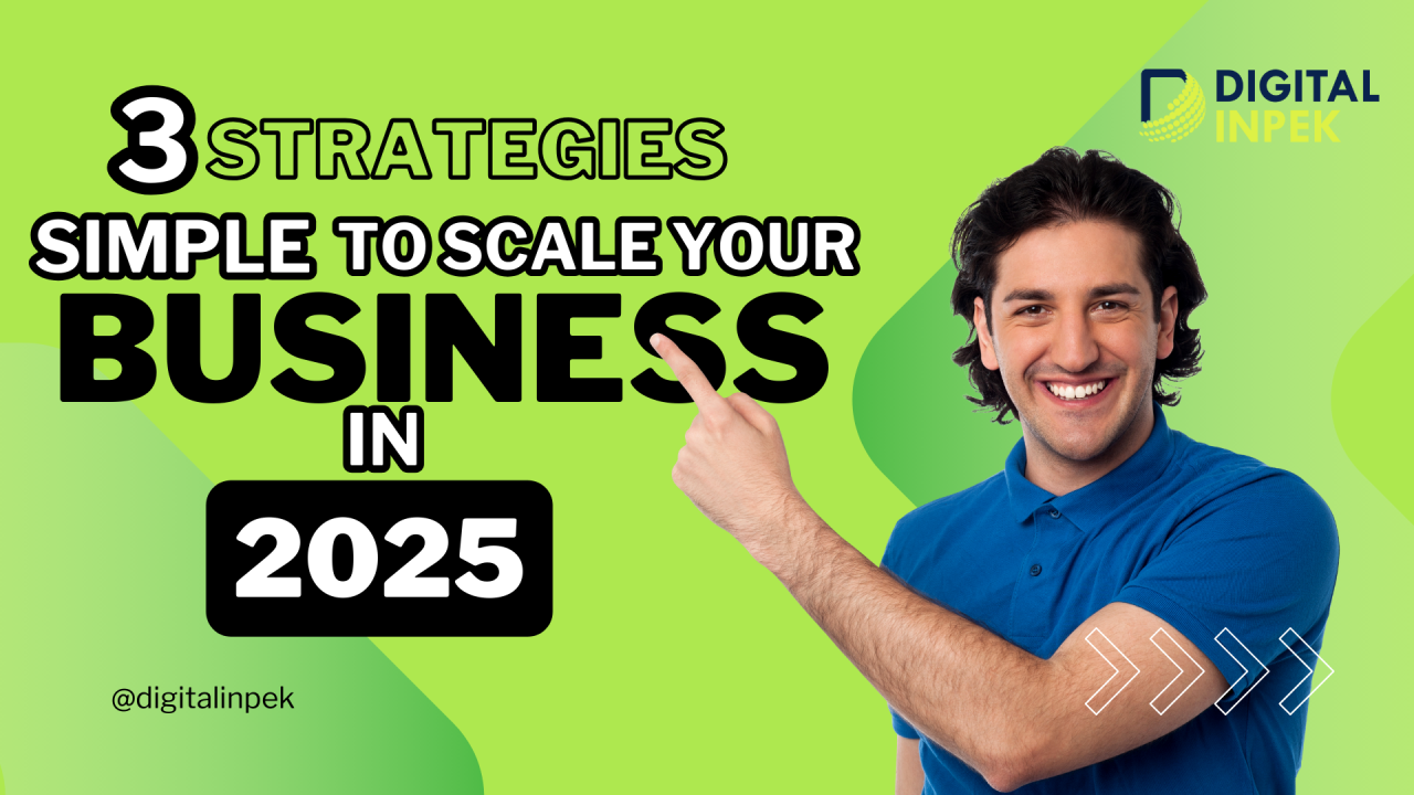 3 Simple Strategies to Scale Your Business in 2025 3 Simple Strategies to Scale Your Business in 2025