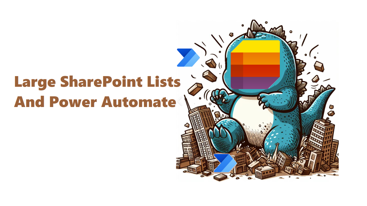 Power Automate SharePoint Lookup at Scale (Large lists) Power Automate SharePoint Lookup at Scale (Large lists)