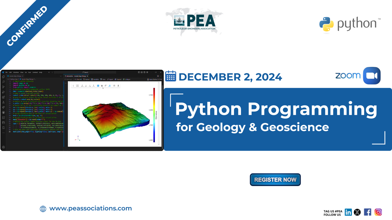 🌏Unlocking Geoscience Insights with Python: 1-Month Online Training 💻 🌏Unlocking Geoscience Insights with Python: 1-Month Online Training 💻