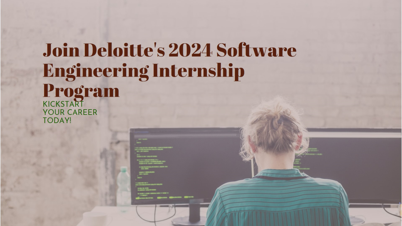 Deloitte Hiring Freshers 2024: Software Engineering Internships ... Deloitte Hiring Freshers 2024: Software Engineering Internships ...