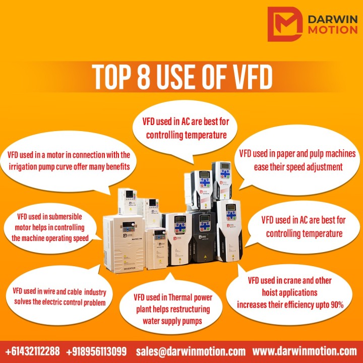Top 8 uses of DARWIN MOTION VFD Top 8 uses of DARWIN MOTION VFD