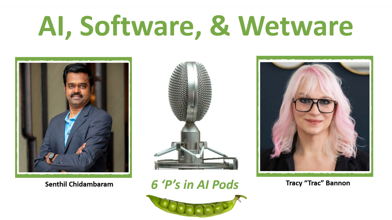 AI, Software, & Wetware 8: Senthil Chidambaram, Tracy Bannon AI, Software, & Wetware 8: Senthil Chidambaram, Tracy Bannon