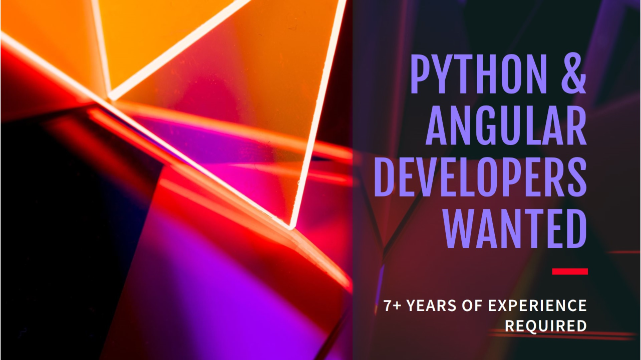 Python Angular Python Angular