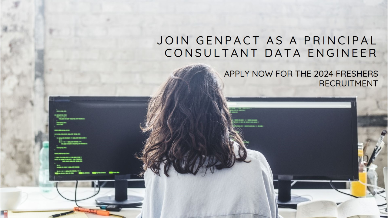 Genpact Freshers Recruitment 2024: Apply Now for Principal Consultant ... Genpact Freshers Recruitment 2024: Apply Now for Principal Consultant ...