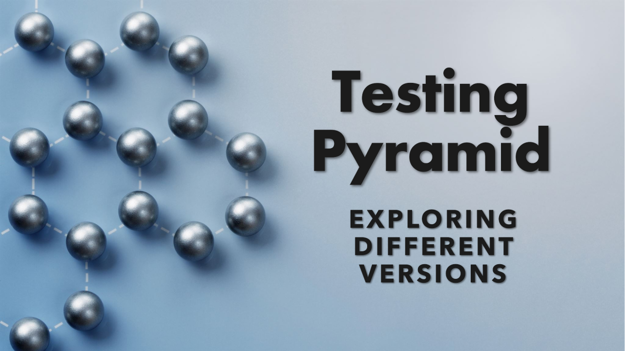 Testing Pyramid - Exploring Different Versions Testing Pyramid - Exploring Different Versions