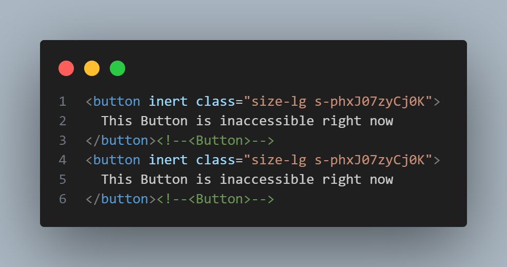 Exploring Code #66: Inert and Hidden Attributes in HTML Exploring Code #66: Inert and Hidden Attributes in HTML