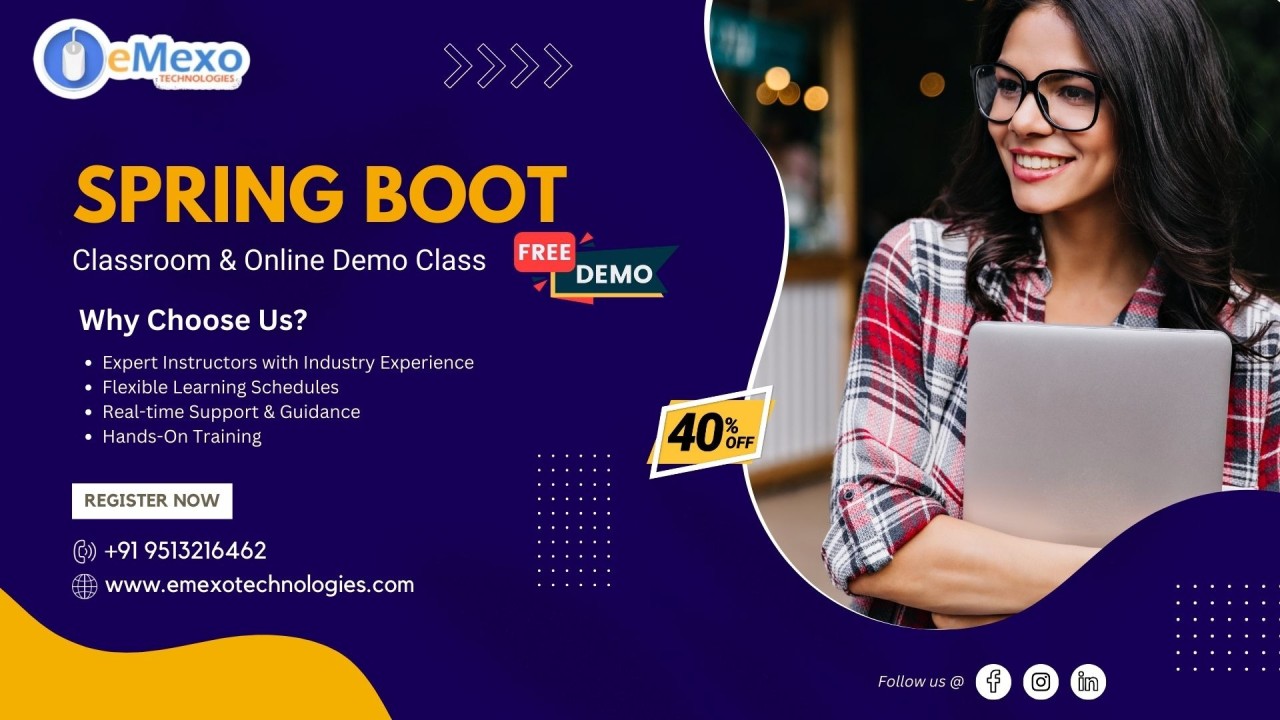 Get Industry-Ready with the Best Spring Boot Course at eMexo ... Get Industry-Ready with the Best Spring Boot Course at eMexo ...