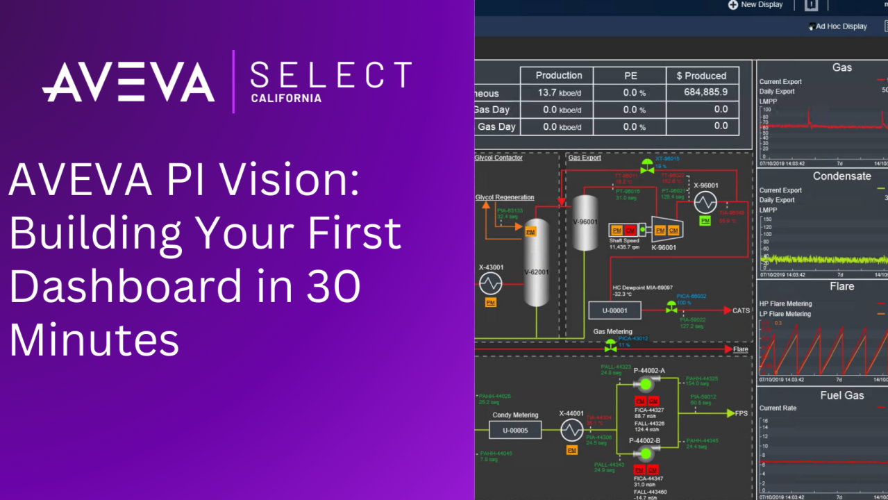 AVEVA PI Vision: Building Your First Dashboard in 30 Minutes AVEVA PI Vision: Building Your First Dashboard in 30 Minutes