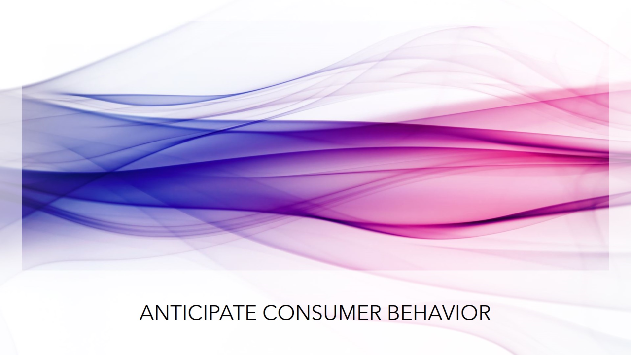 Predictive Analytics: Anticipating Consumer Behavior to Optimize ... Predictive Analytics: Anticipating Consumer Behavior to Optimize ...