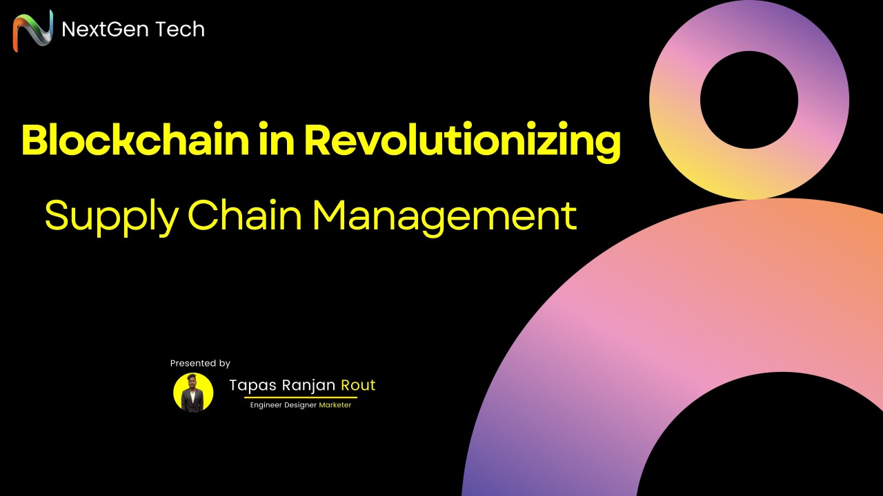 The Role of Blockchain in Revolutionizing Supply Chain Management The Role of Blockchain in Revolutionizing Supply Chain Management