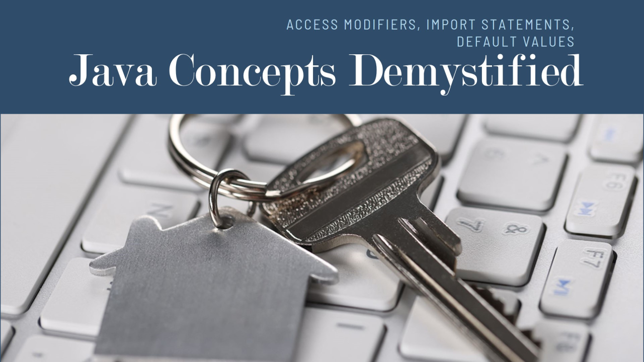 🔍 Demystifying Java Concepts: Access Modifiers, Import Statements ... 🔍 Demystifying Java Concepts: Access Modifiers, Import Statements ...