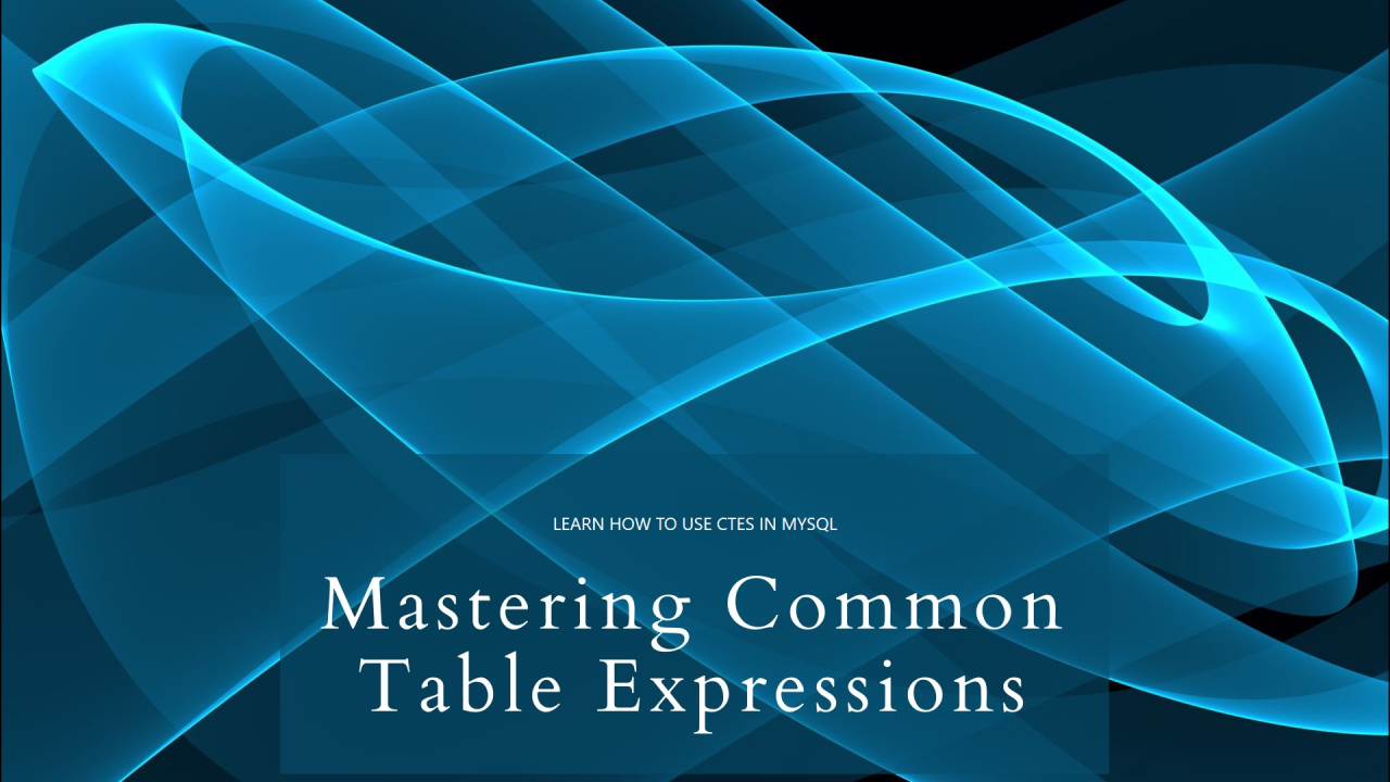 Introduction to Common Table Expressions (CTEs) Introduction to Common Table Expressions (CTEs)